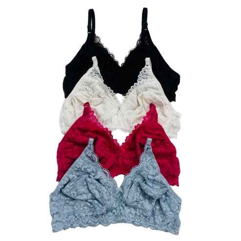 Elegant Lace Bra Set – Soft Cotton and Delicate Lace – Classic & Cozy